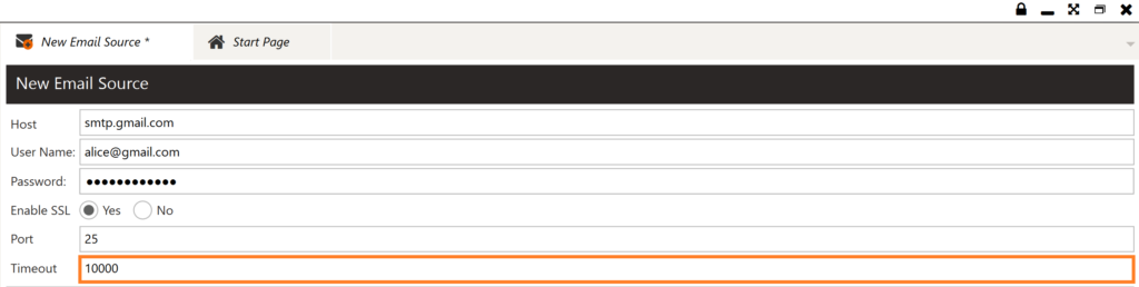 Adding an Email Source – Warewolf Knowledge Base